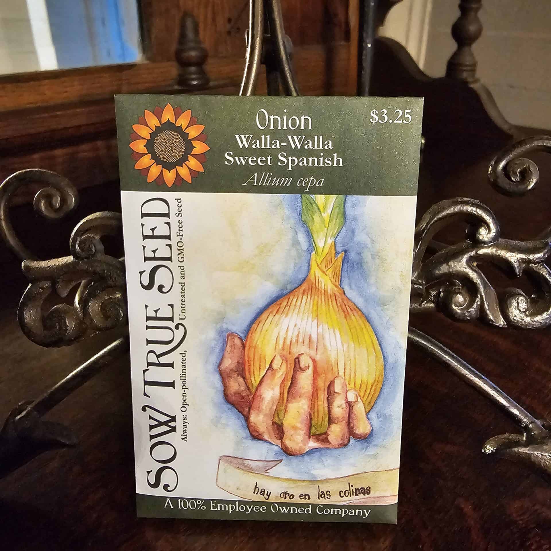 Onion Seeds - Walla-Walla Sweet Spanish